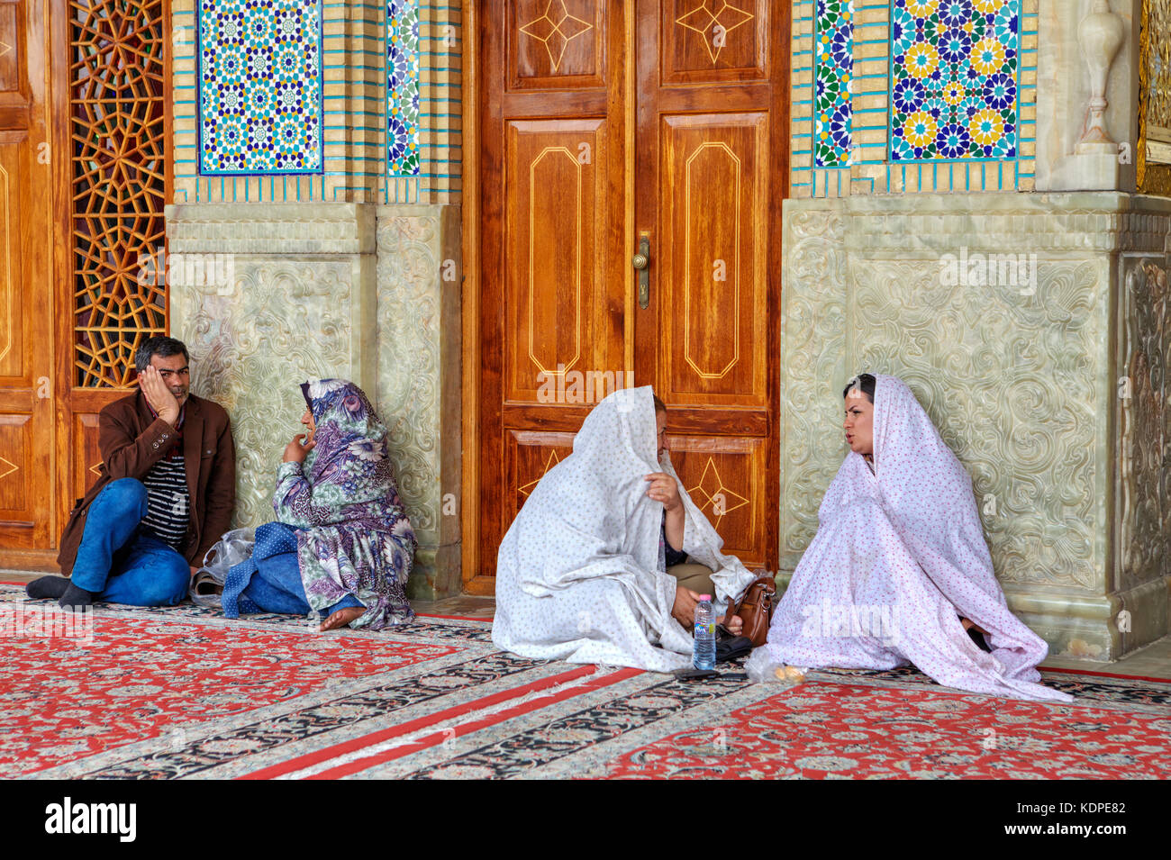Fars Province, Shiraz, Iran - 19 april, 2017: Shah Cheragh Shrine, iran ...