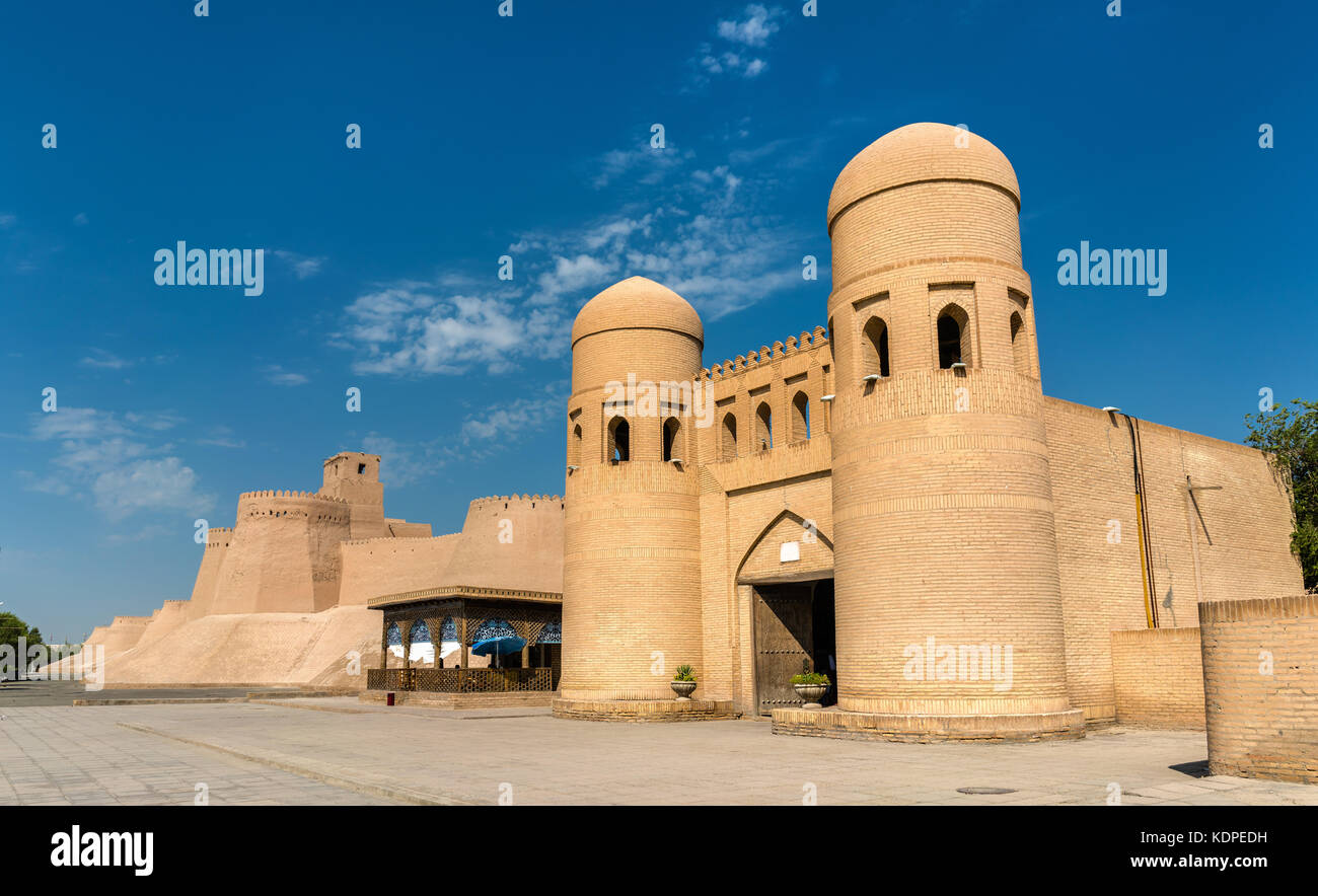 The West Gate of Itchan Kala - Khiva, Uzbekistan Stock Photo - Alamy