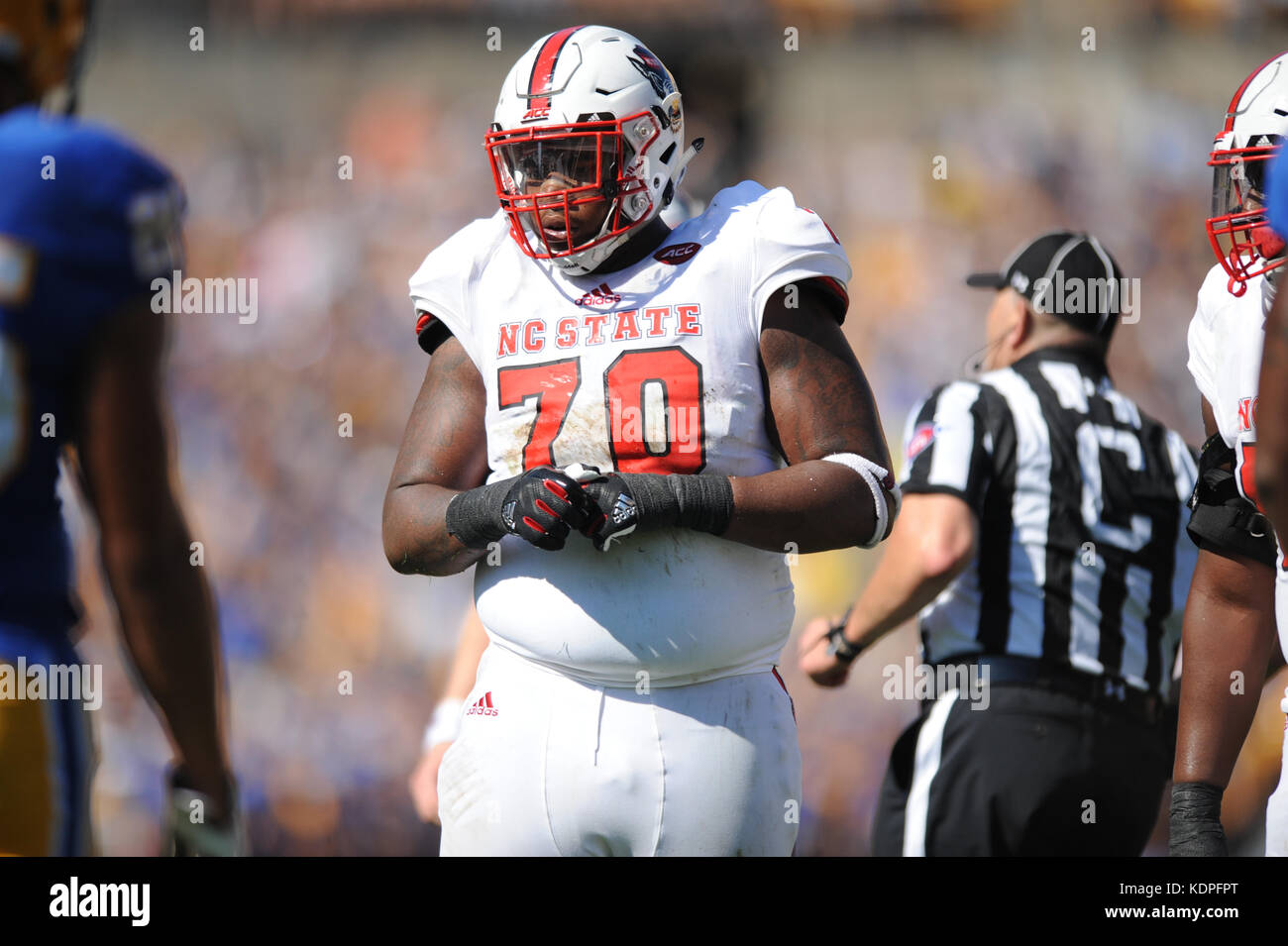 Pittsburgh, PA, USA. 14th Oct, 2017. Terrone Prescod #70 during the ...