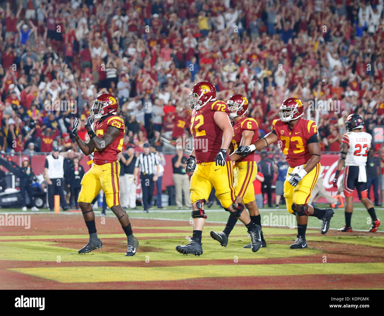 October 14, 2017 USC Trojans running back Ronald Jones II #25 ...