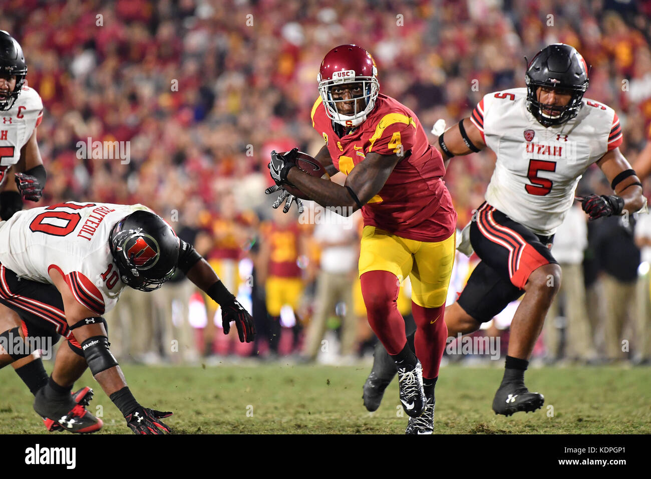 Los Angeles, CA, USA. 14th Oct, 2017. USC Trojans wide receiver Steven ...