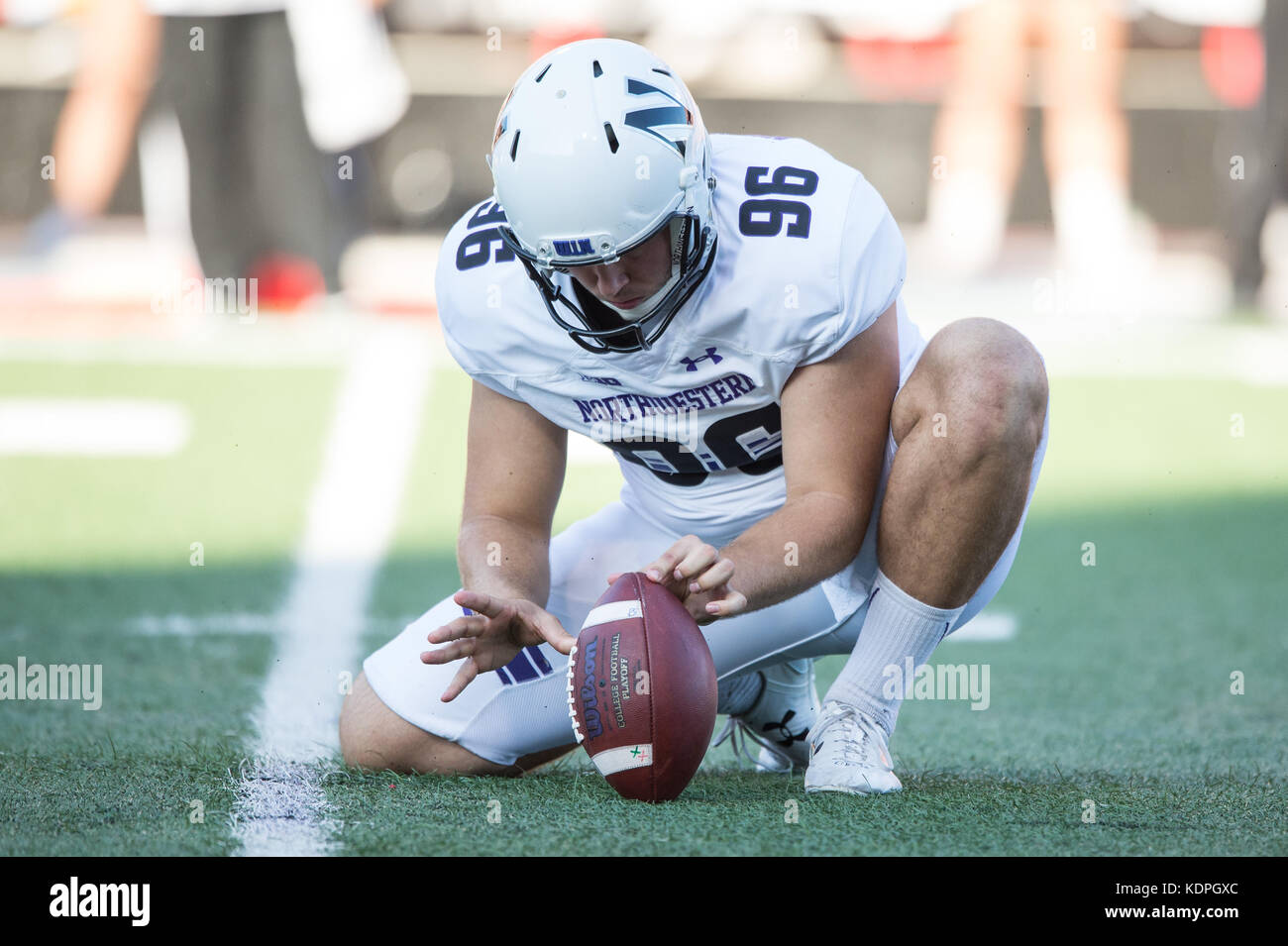 College Park, Maryland, USA. 14th Oct, 2017. HUNTER NISWANDER (96 ...