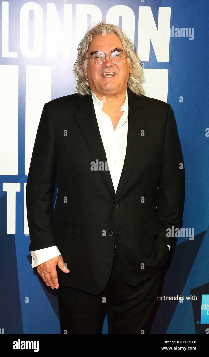 London, UK. 14th Oct, 2017. Paul Greengrass, BFI London Film Festival ...