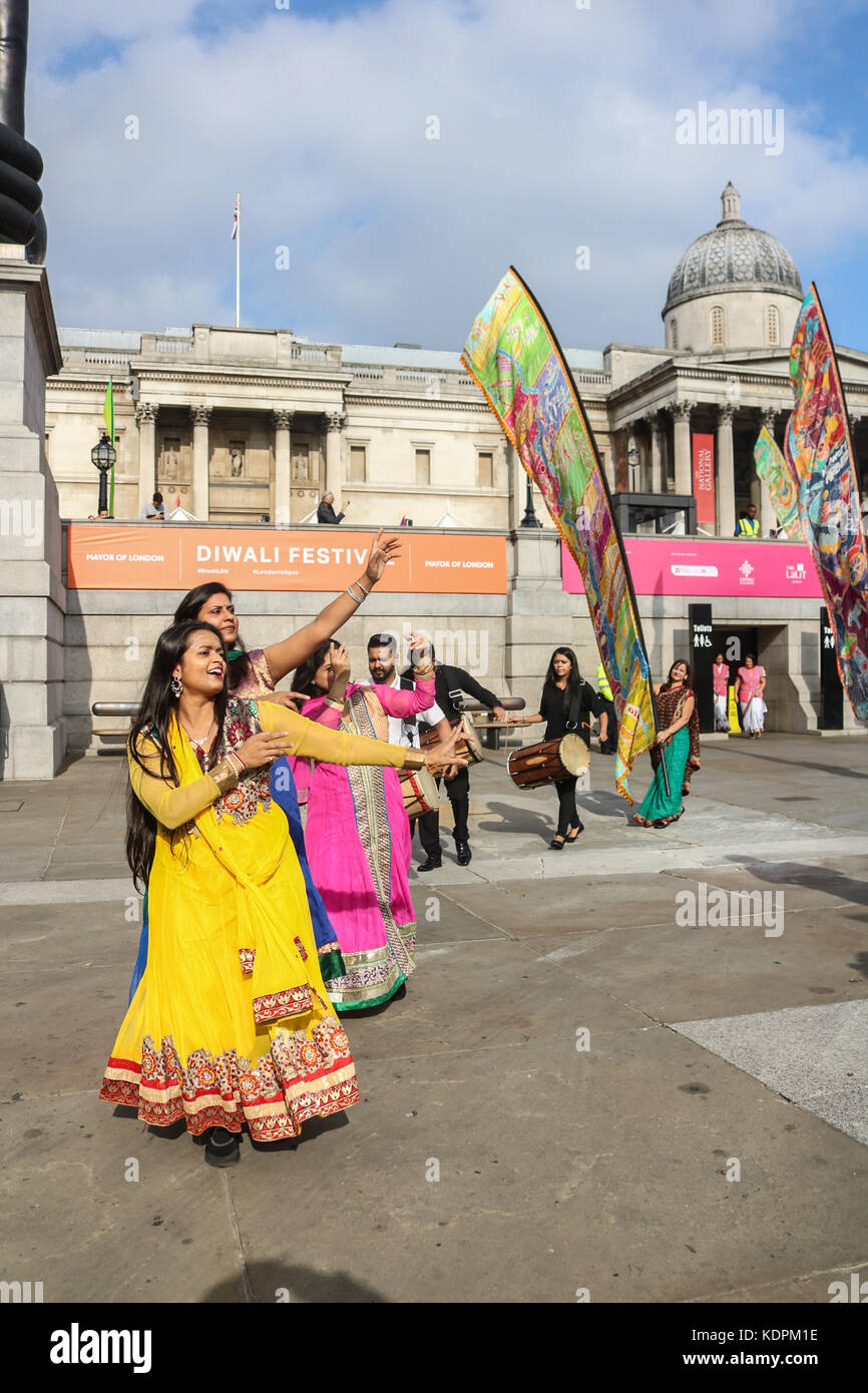 London,UK. 15th October 2017. The Hindu festival of Lights known as ...