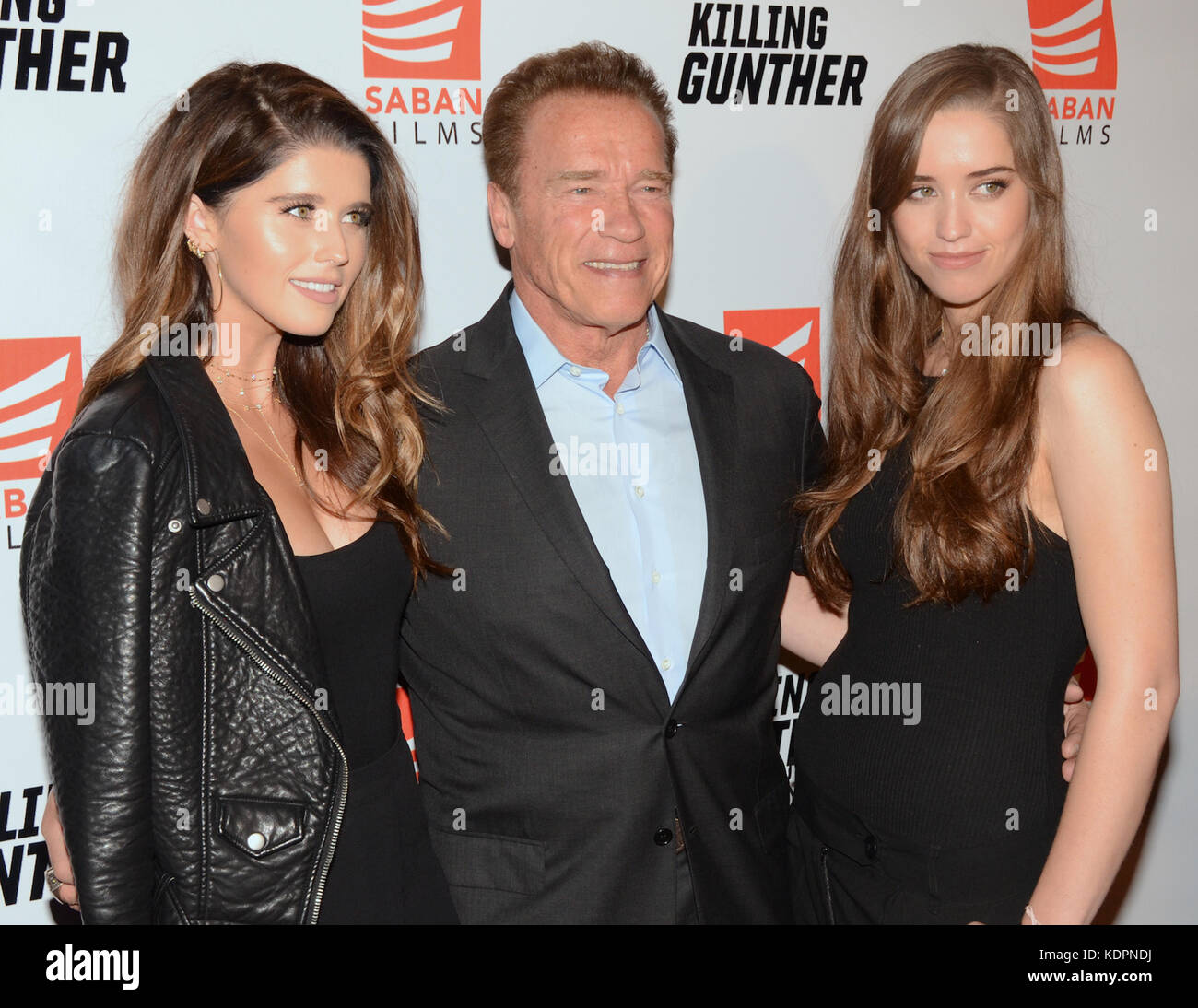 Arnold schwarzenegger and katherine schwarzenegger hi-res stock ...