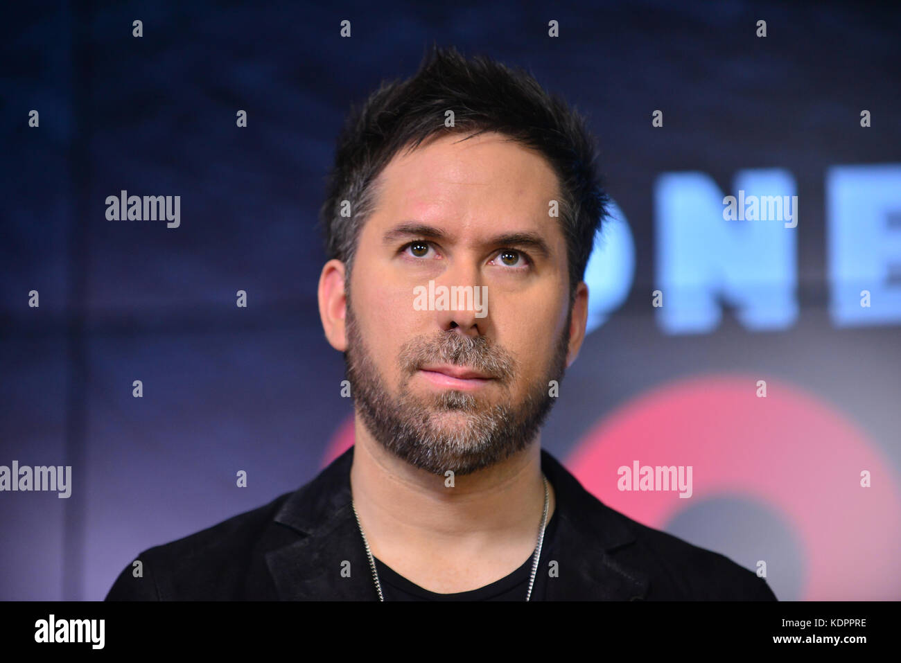 MIAMI, FL - OCTOBER 14: Mario Domm of Camila poses in the pressroom at ...