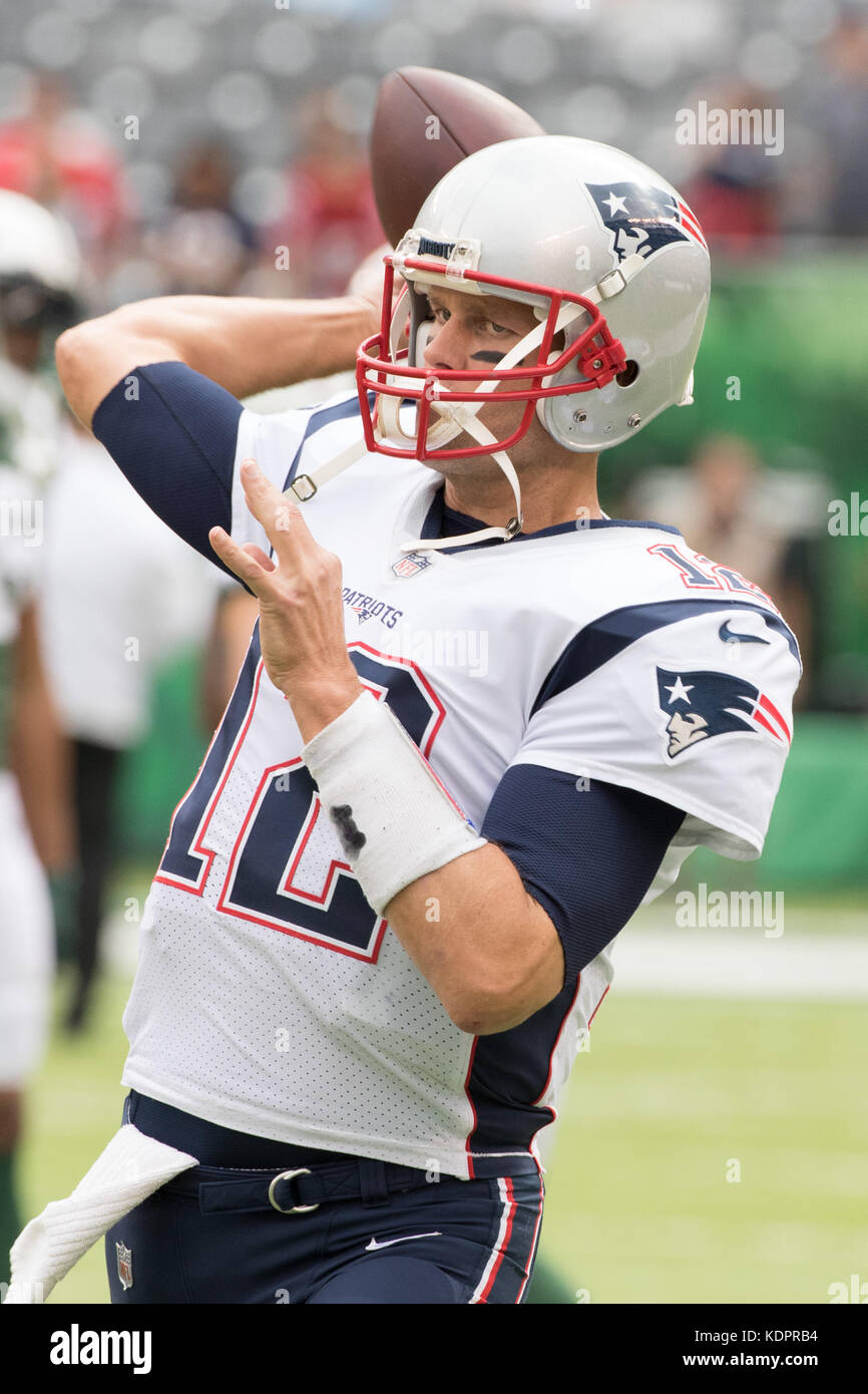 East Rutherford, New Jersey, USA. 15th Oct, 2017. New England Patriots ...