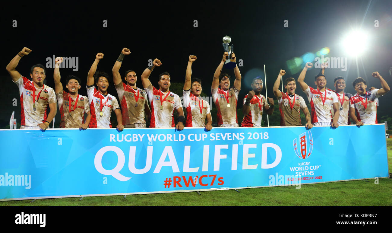 Colombo, Sri Lanka. 15th Oct, 2017. Asia Rugby Sevens Series 2017 ...