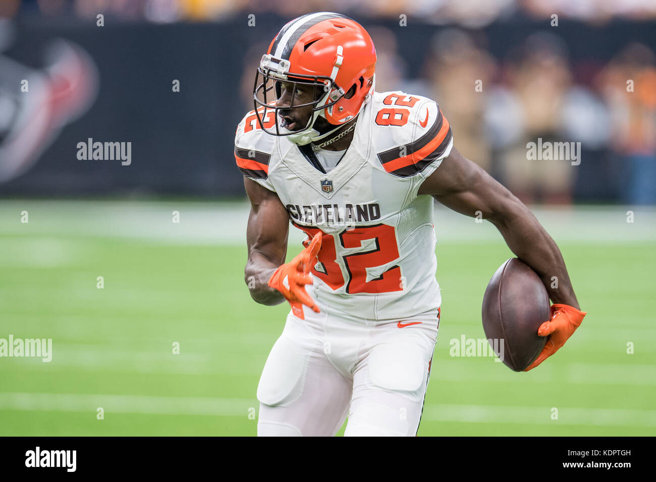 Houston, TX, USA. 15th Oct, 2017. Cleveland Browns wide receiver Kasen ...