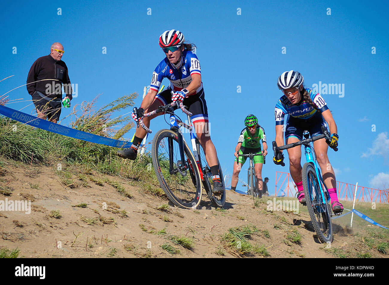 October 14, 2017 - French national champion, Caroline Manni, navigates ...