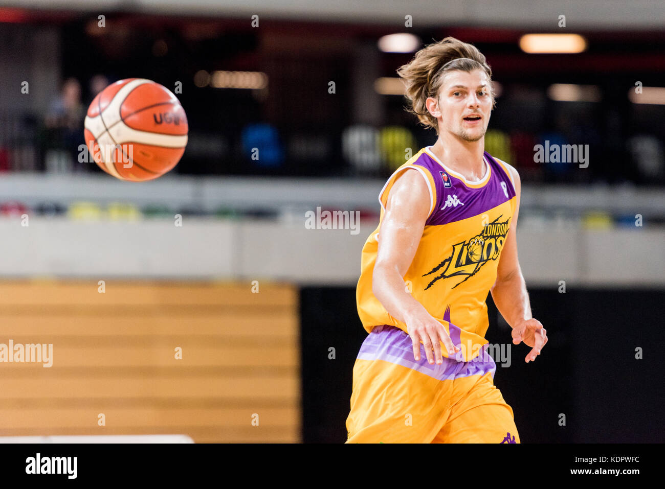 London, UK. 15th Oct, 2017. BBL: London Lions vs Leeds Force at The ...