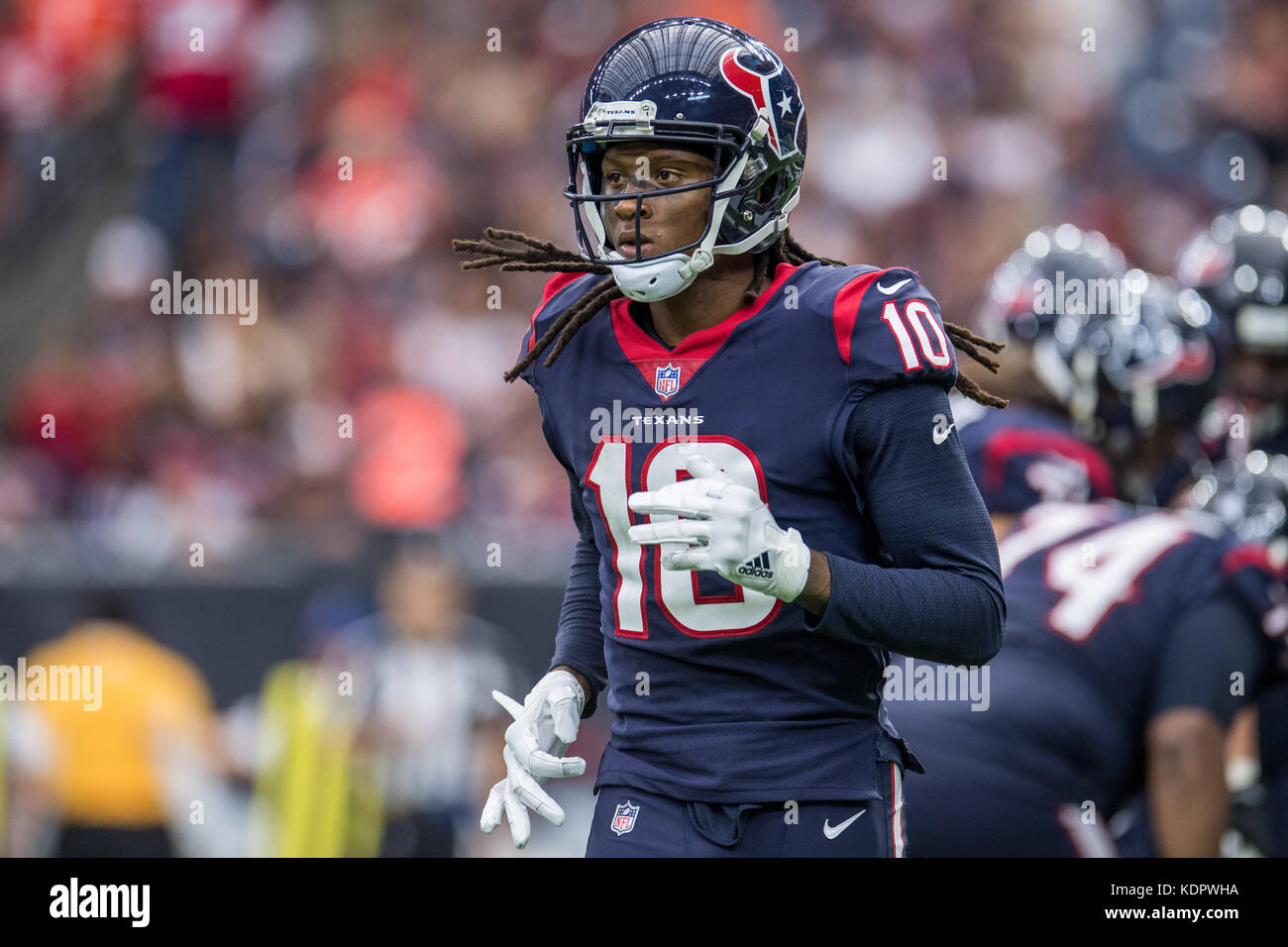 Houston, TX, USA. 15th Oct, 2017. Houston Texans wide receiver DeAndre ...