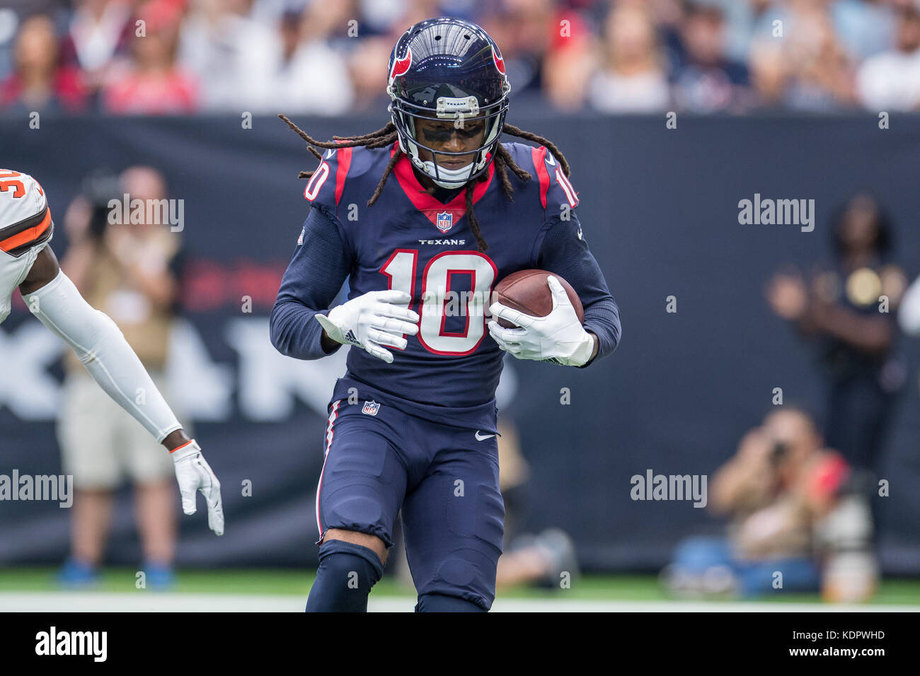 Houston, TX, USA. 15th Oct, 2017. Houston Texans wide receiver DeAndre ...