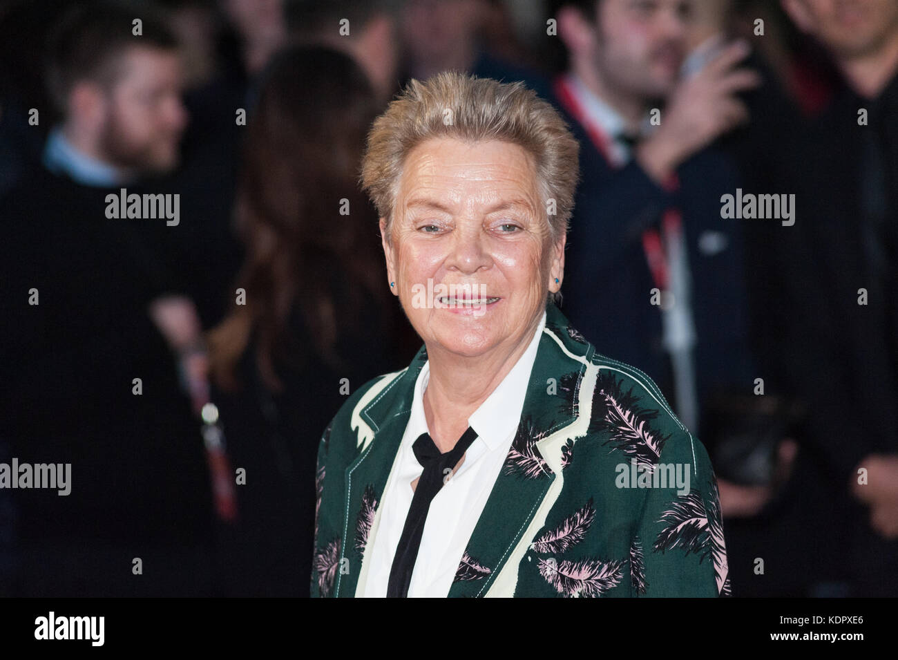London, UK. 15th October 2017. Sandy Martin arrives for the UK film ...