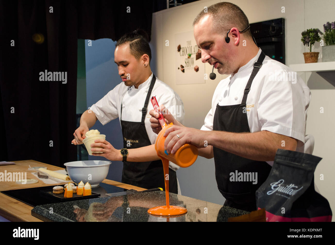 Andrew Gravett executive pastry chef from The Langham cookery ...