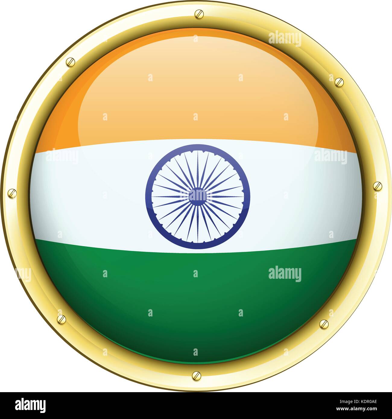 India flag clipart hi-res stock photography and images - Alamy