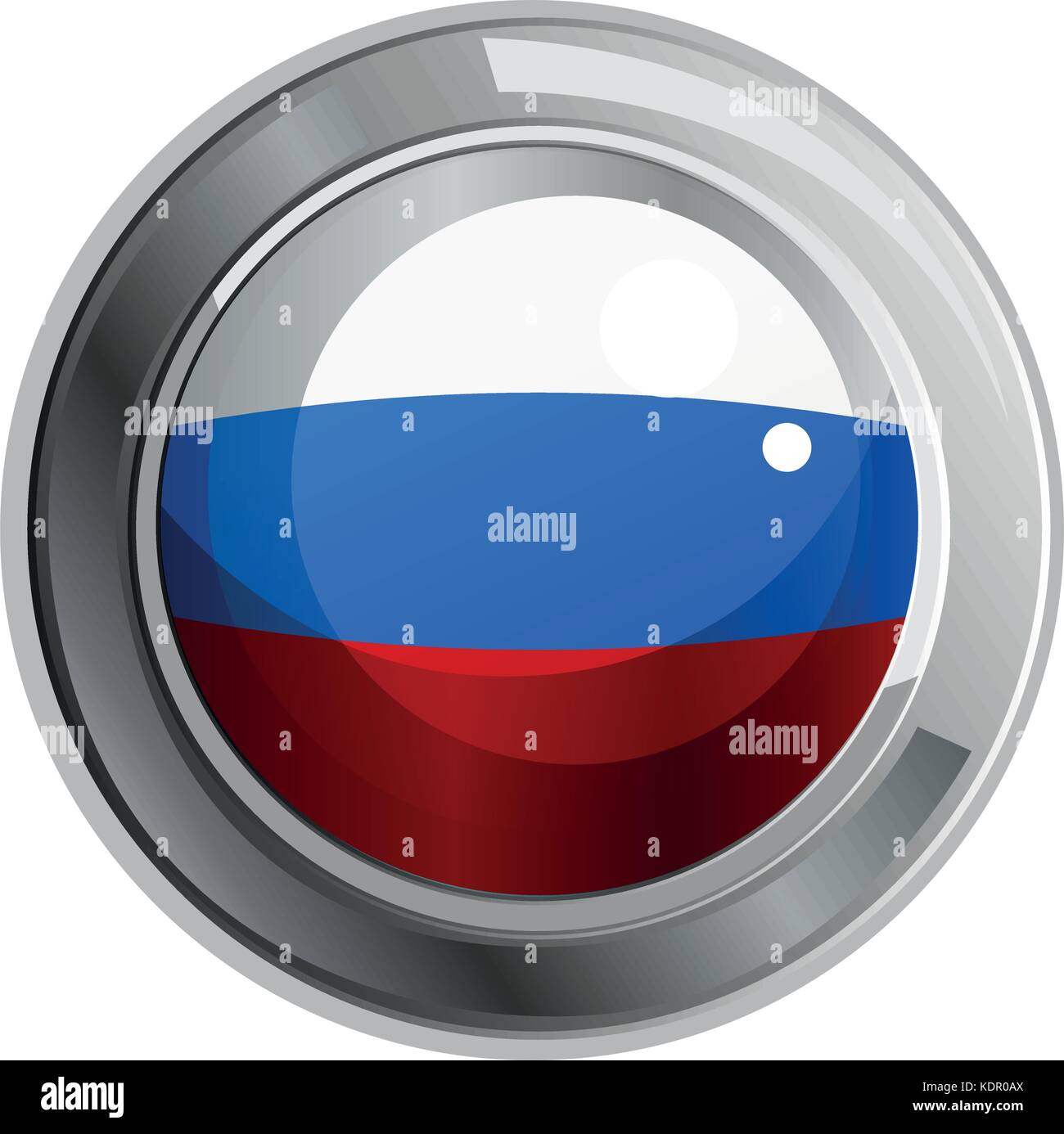 Round icon for Russia flag illustration Stock Vector Image & Art - Alamy
