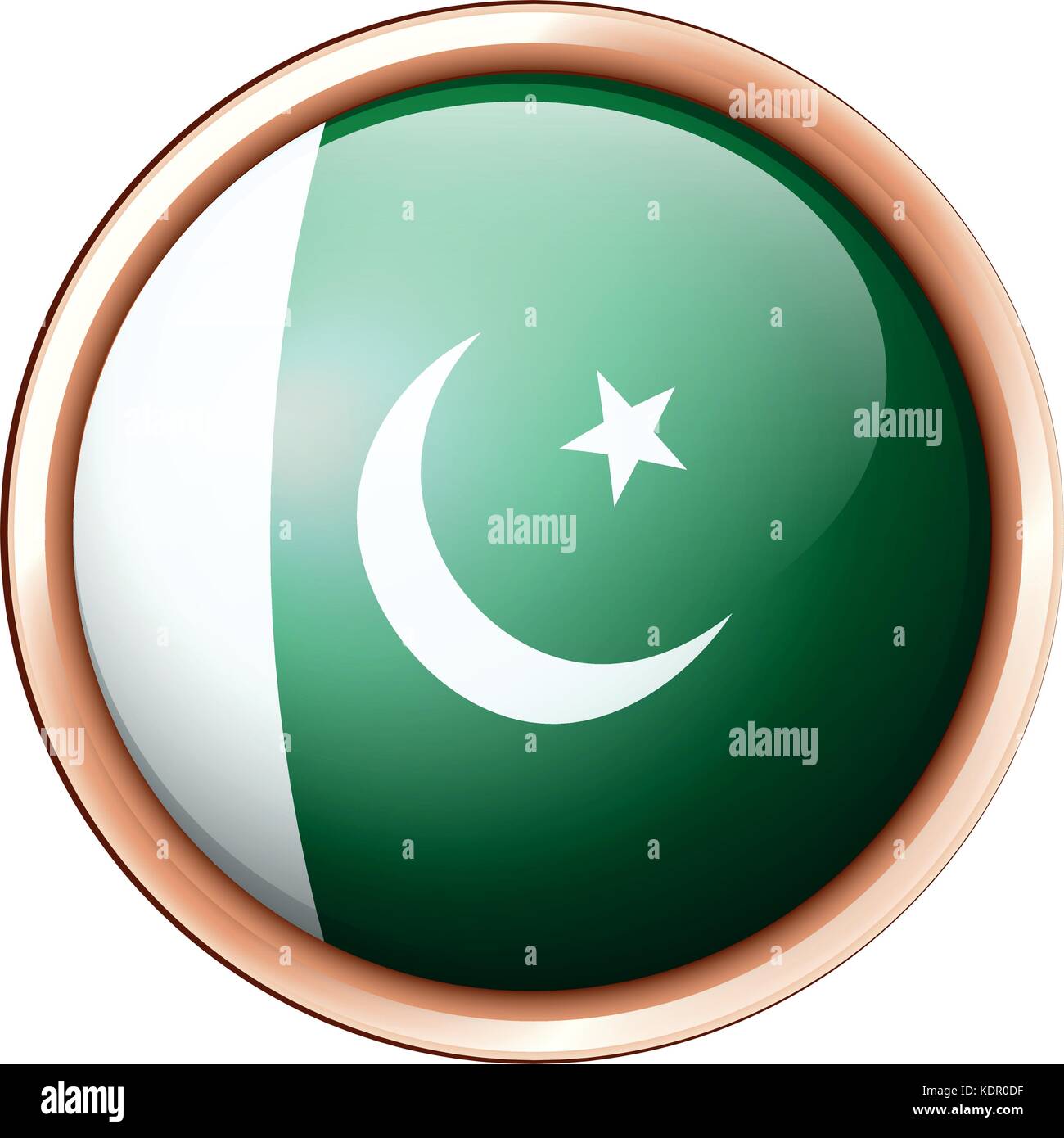 Pakistan flag clipart hi-res stock photography and images - Alamy