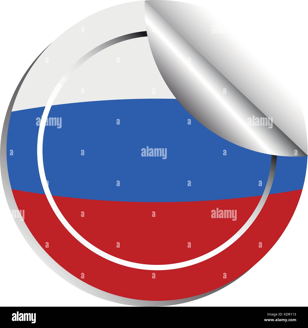 Icon design for flag of Russia illustration Stock Vector Image & Art ...