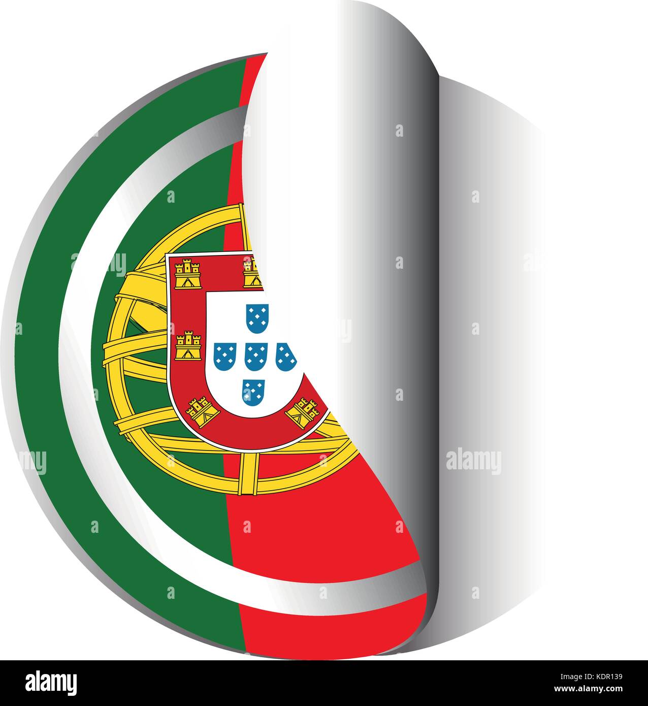 Icon design for flag of Portugal illustration Stock Vector Image & Art ...