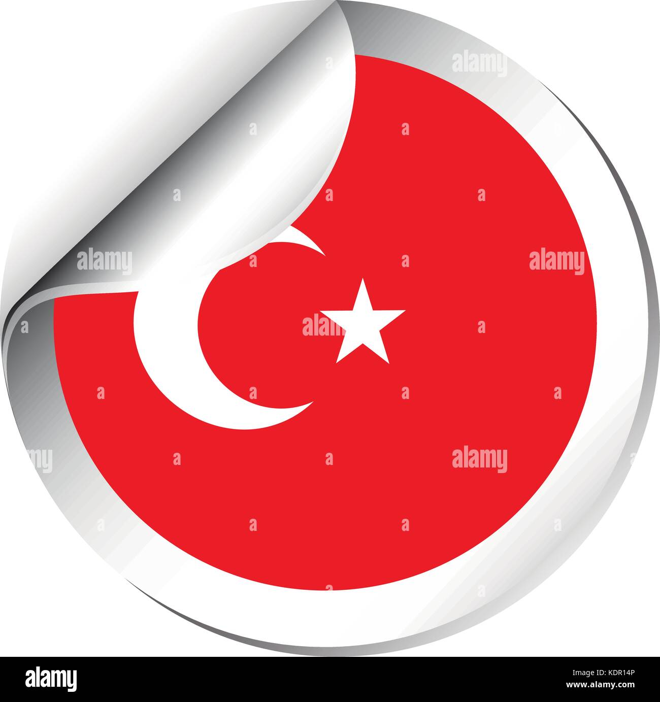 Turkey flag clipart hi-res stock photography and images - Alamy