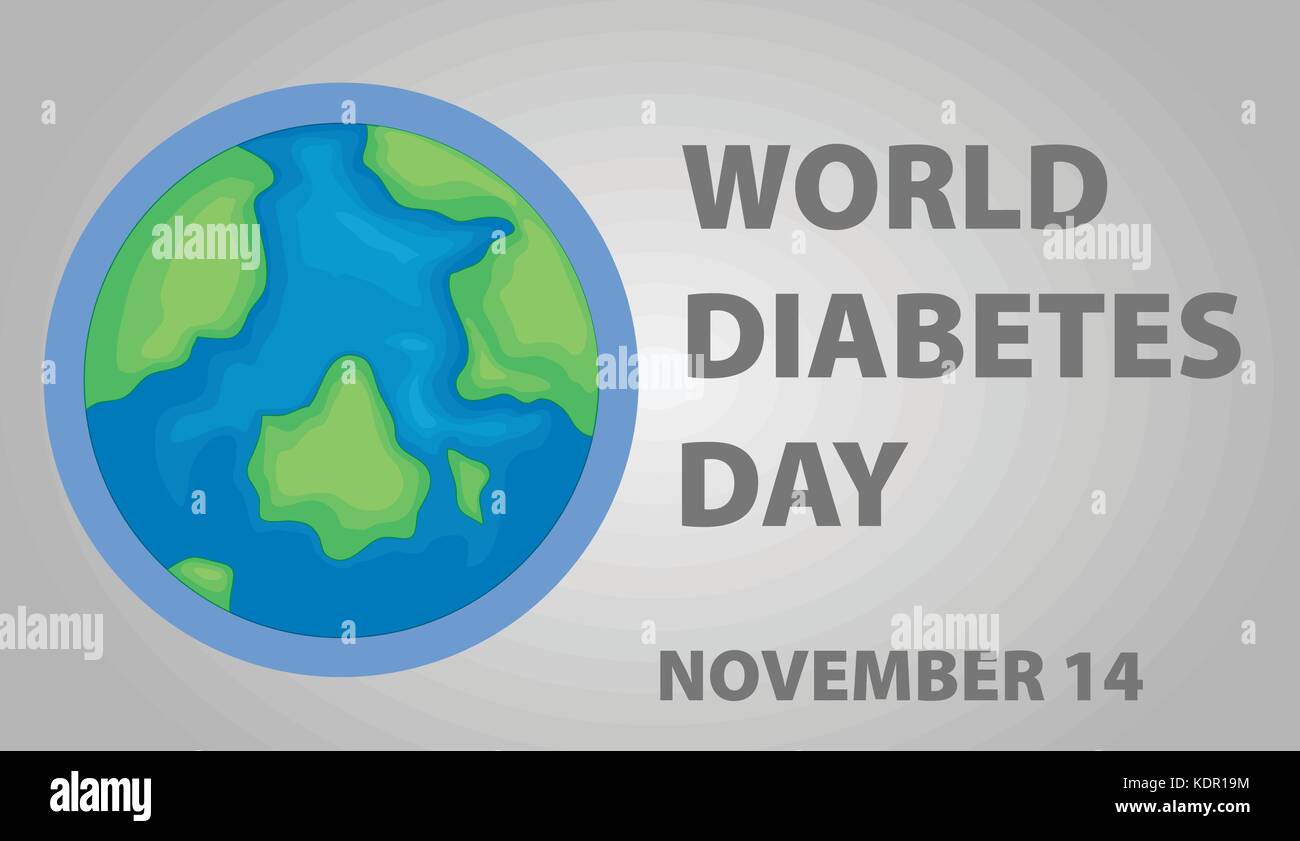 Poster design for world diabetes day illustration Stock Vector Image ...