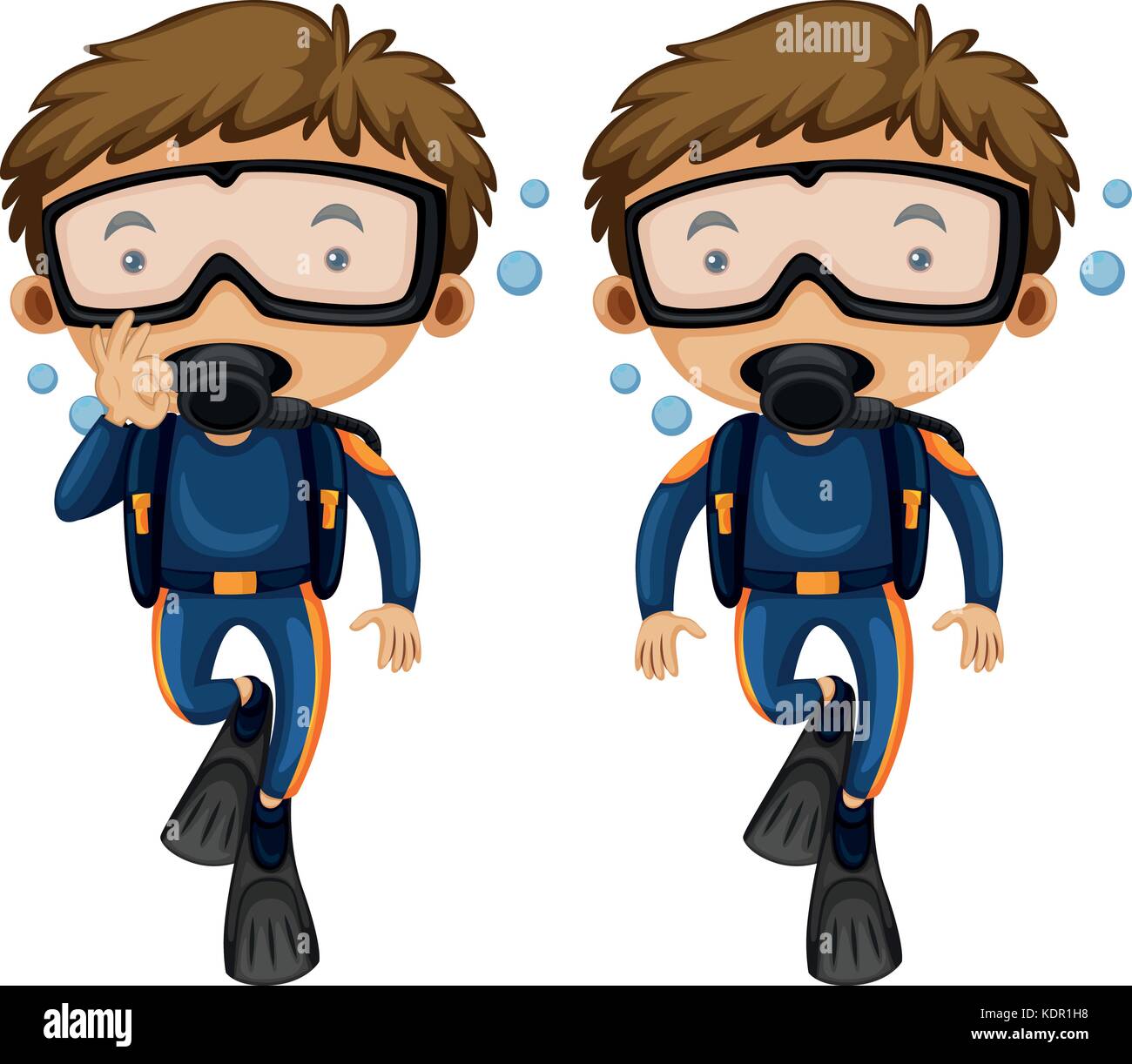 Divers hand Cut Out Stock Images & Pictures - Alamy