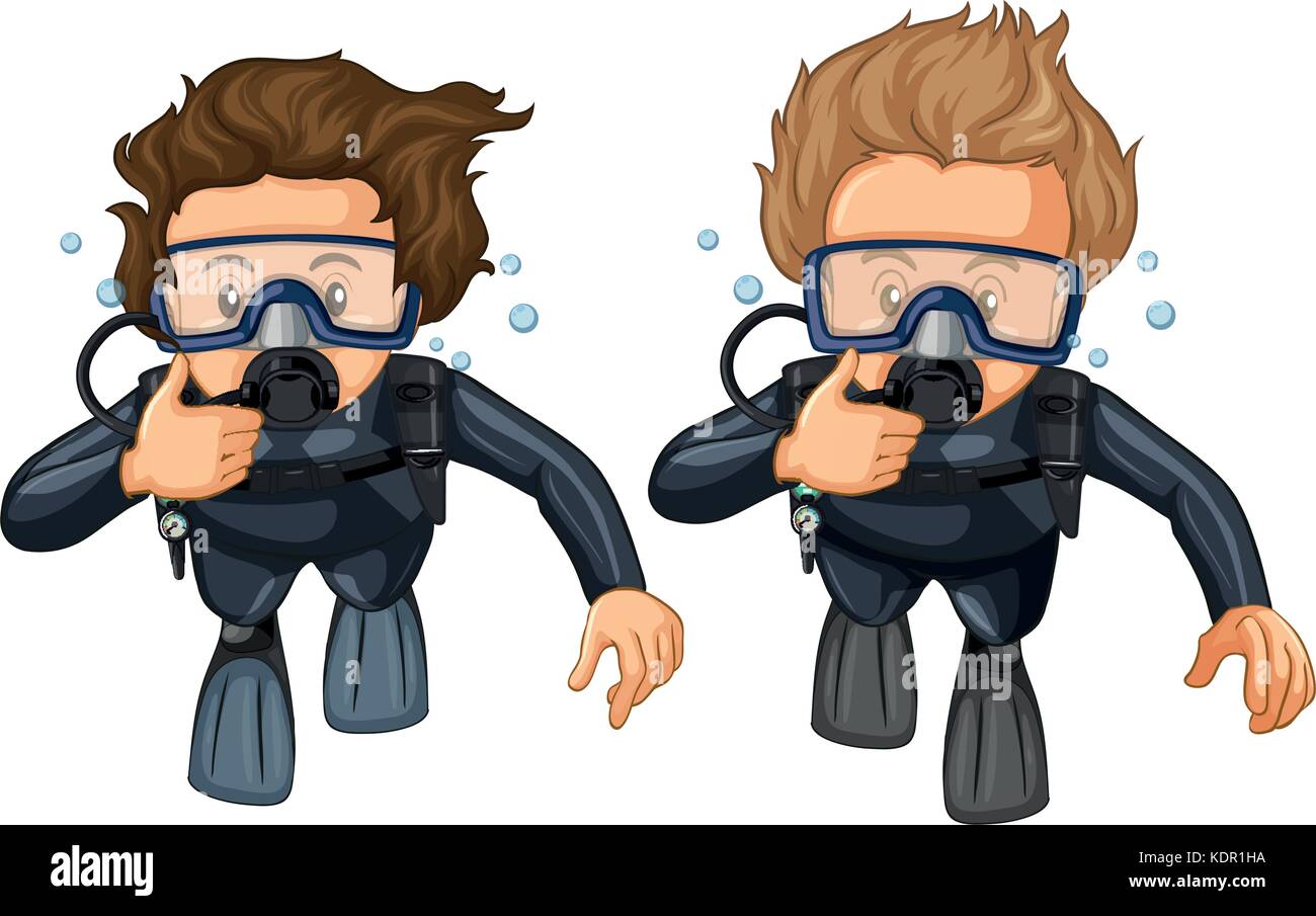Scuba divers Cut Out Stock Images & Pictures - Alamy
