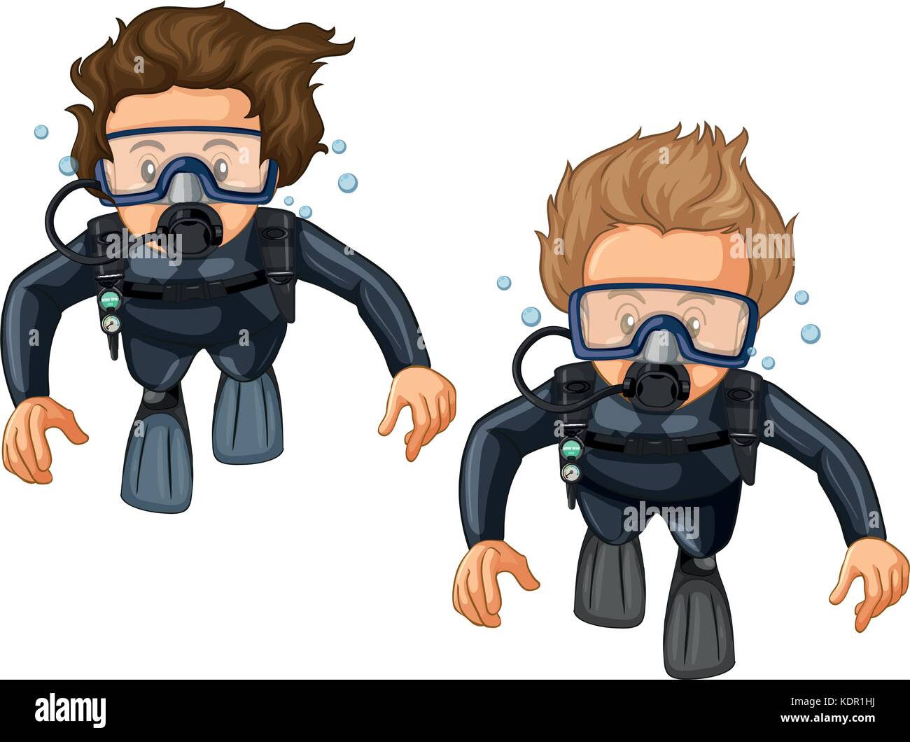 Man in wetsuit Stock Vector Images - Alamy