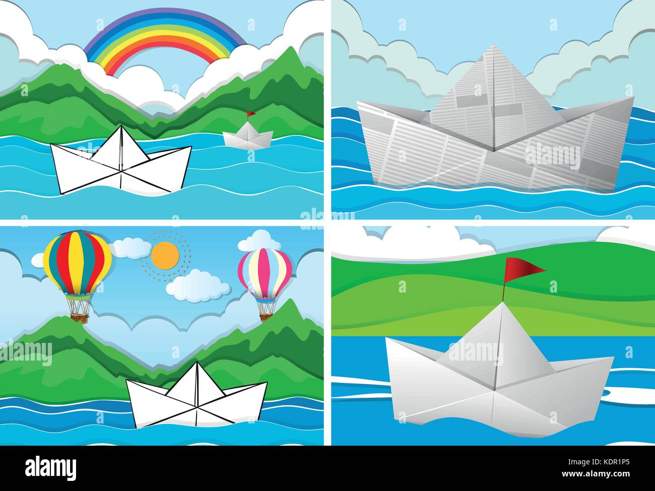 Papercraft ship hi-res stock photography and images - Alamy