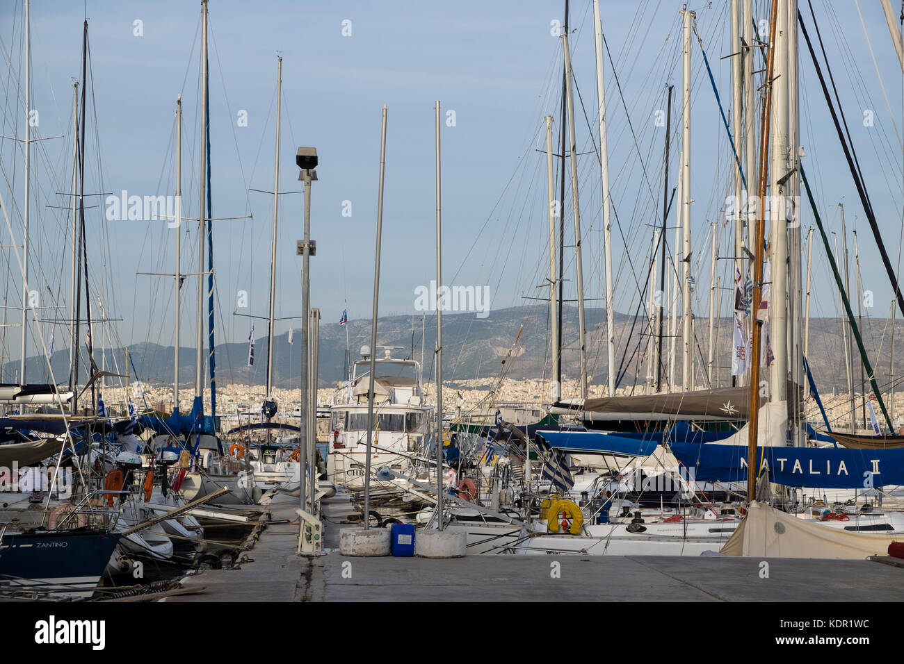 Mikrolimano port hi-res stock photography and images - Alamy