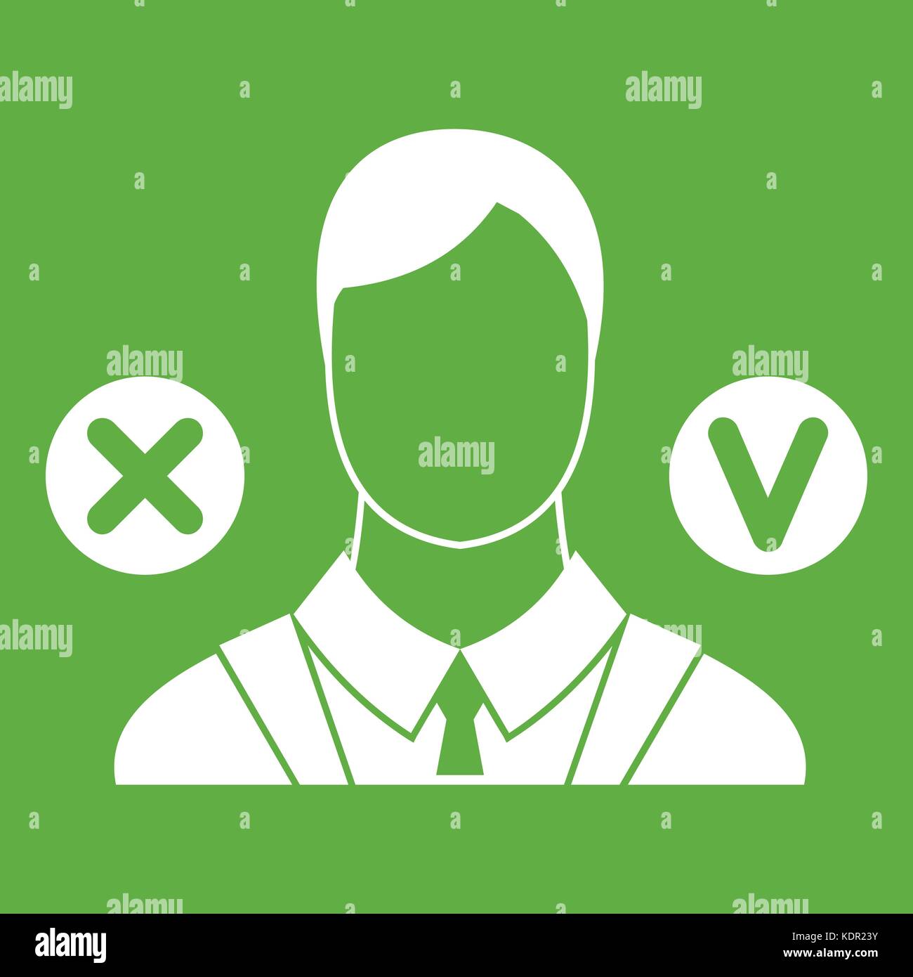 Selection icon green Stock Vector Image & Art - Alamy