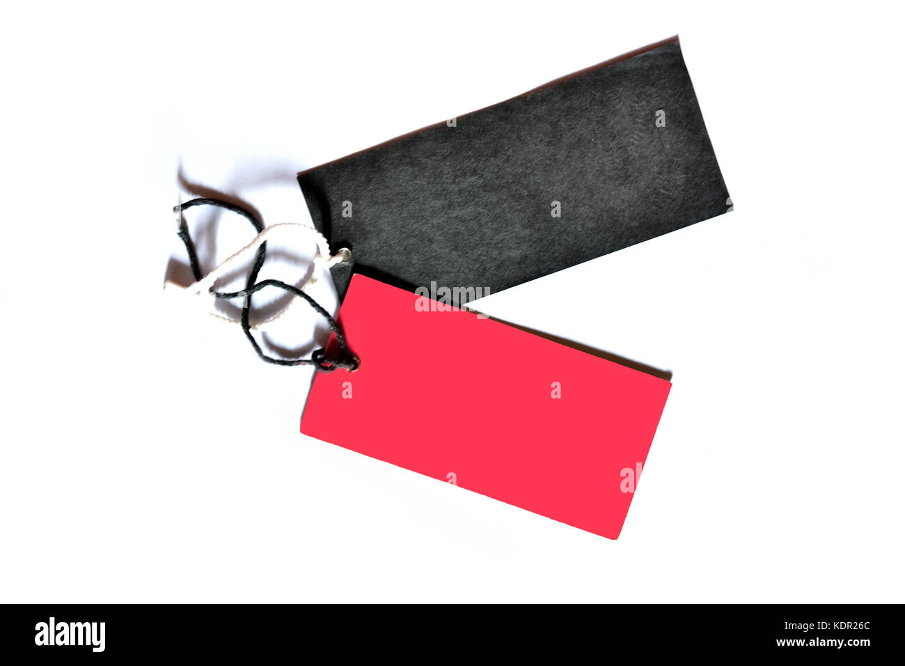 Empty label on white background Stock Photo - Alamy