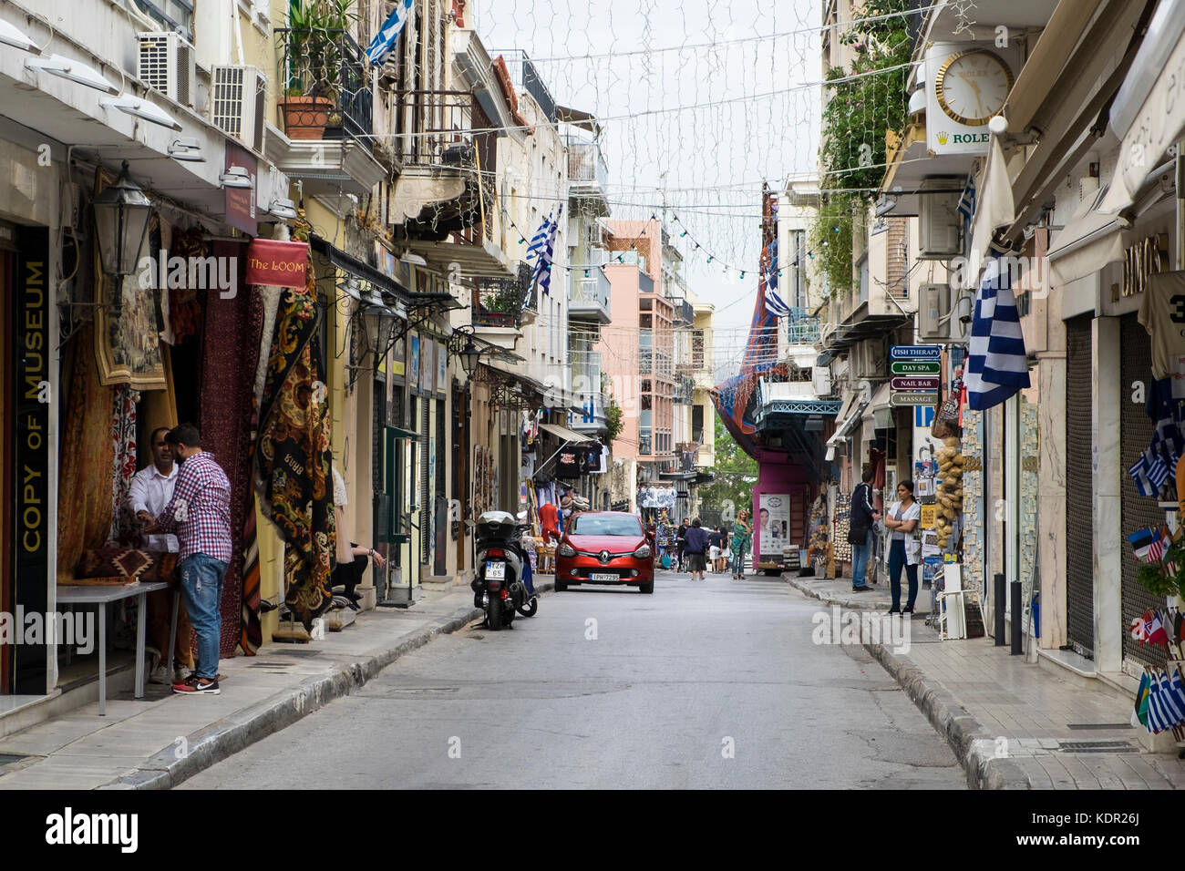 old town, Plaka, Athens, Greece Stock Photo - Alamy