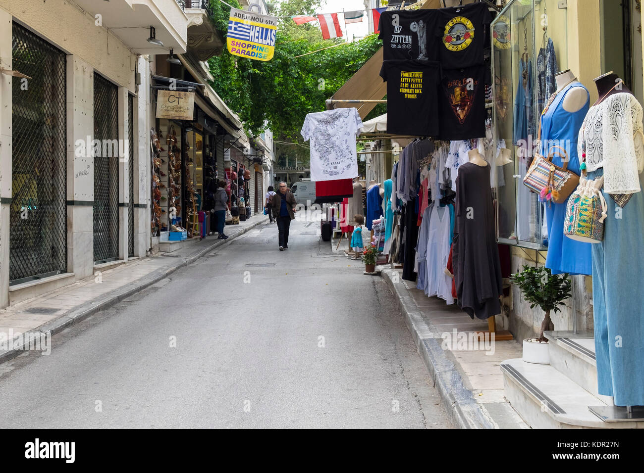 old town, Plaka, Athens, Greece Stock Photo - Alamy