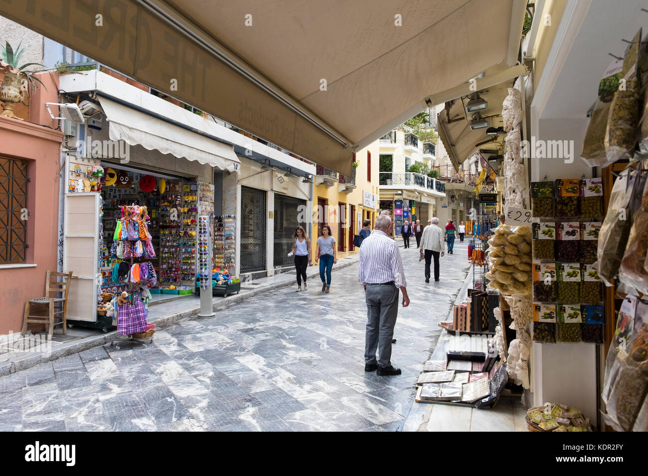 old town, Plaka, Athens, Greece Stock Photo - Alamy