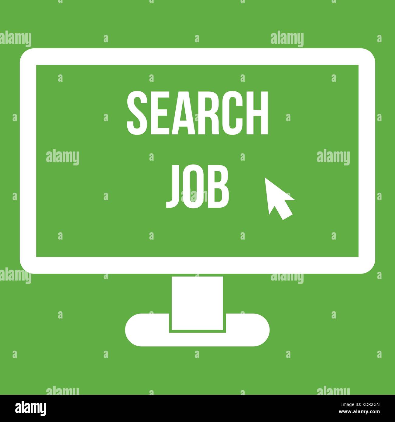 Search Job icon green Stock Vector Image & Art - Alamy