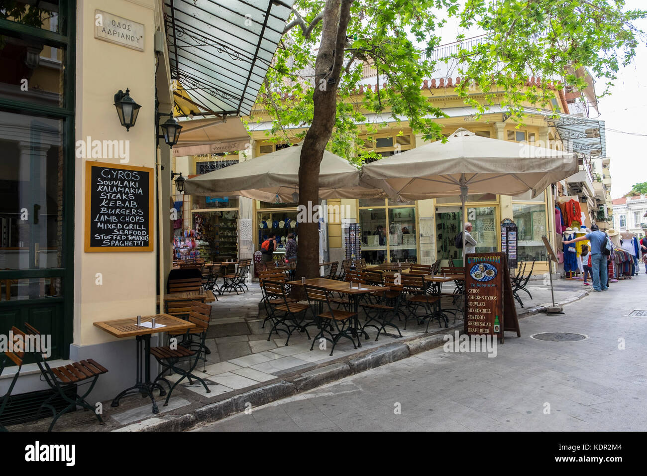 old town, Plaka, Athens, Greece Stock Photo - Alamy