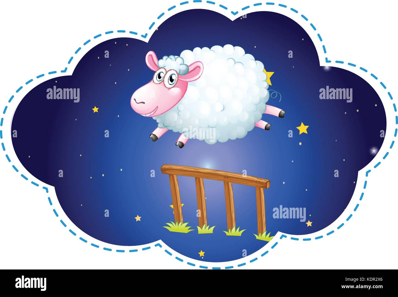Lamb jumping fence hi-res stock photography and images - Alamy