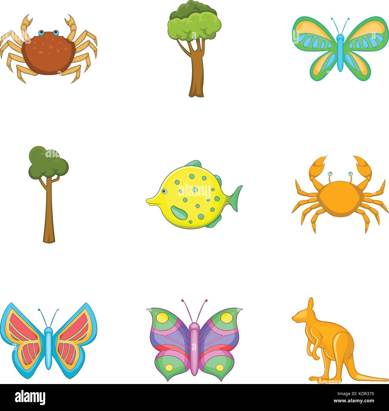 Stinks icons set, cartoon style Stock Vector Image & Art - Alamy