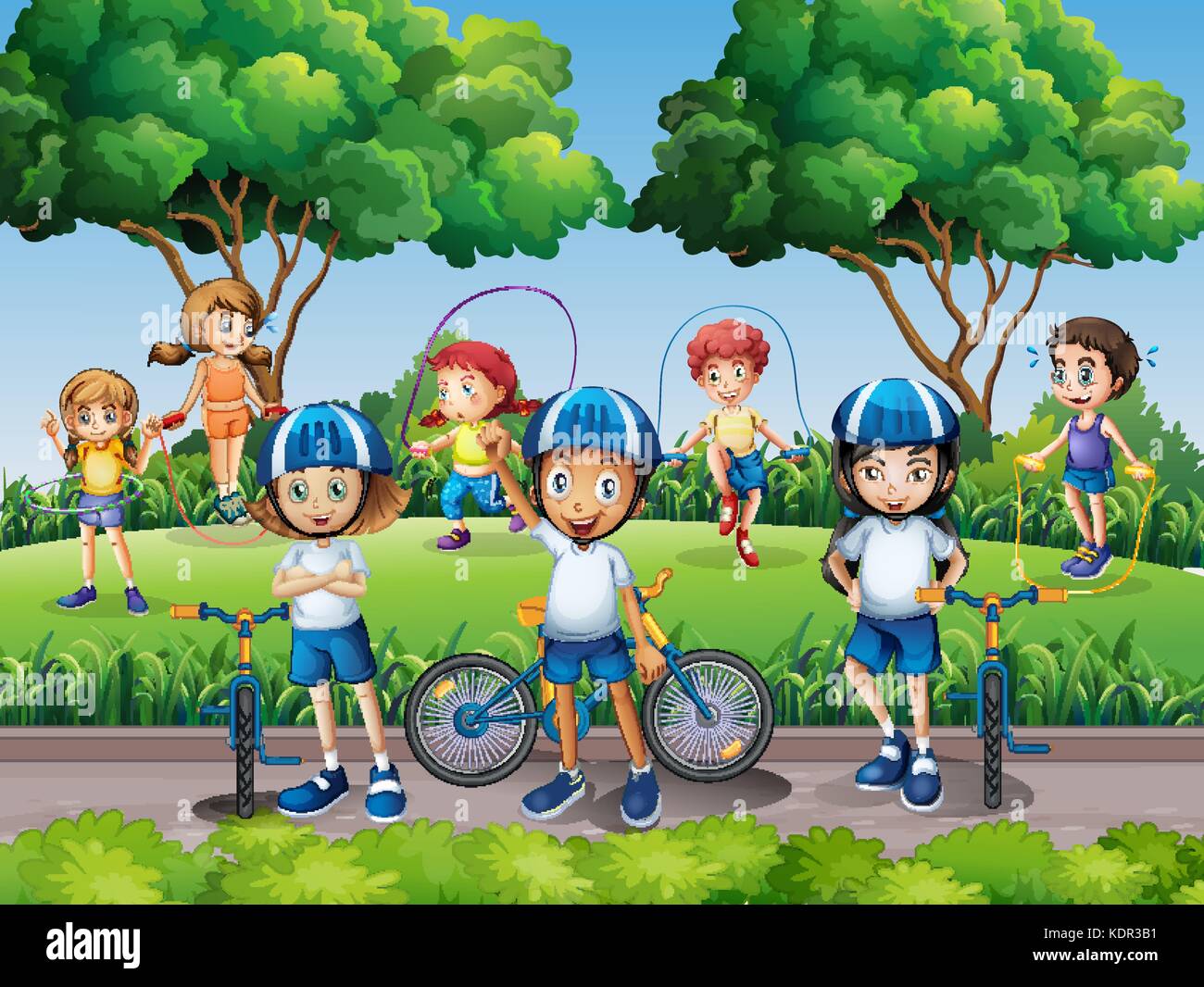 Kids Exercise Animated