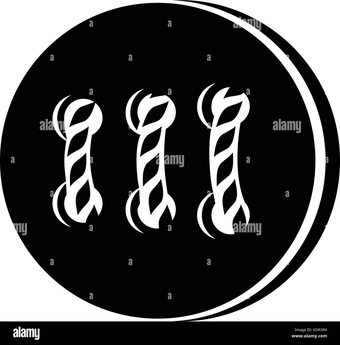 Retro button icon, simple black style Stock Vector Image & Art - Alamy