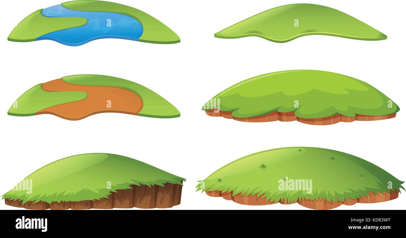 Different shapes of island illustration Stock Vector Image & Art - Alamy