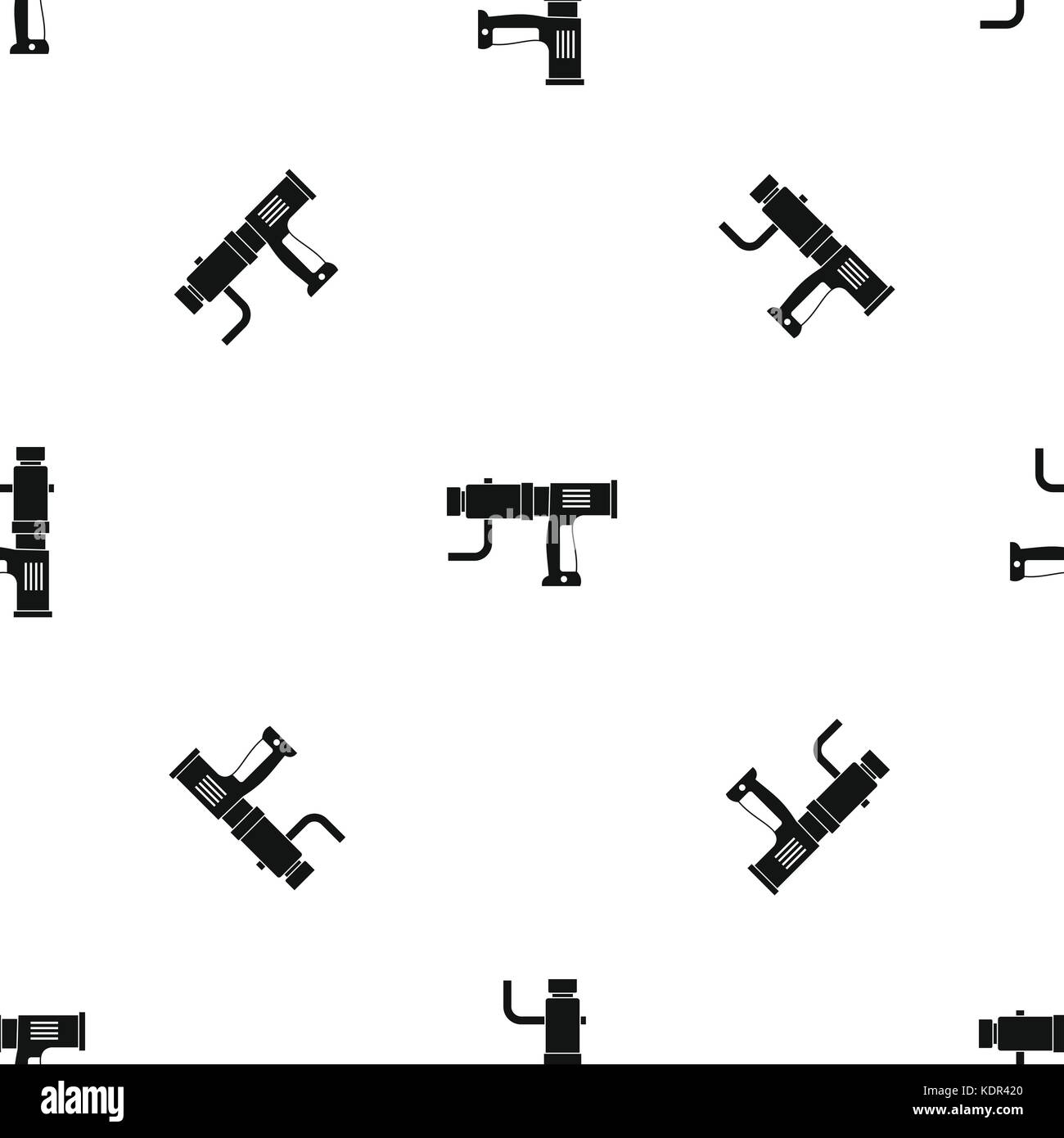 Hand drill pattern seamless black Stock Vector Image & Art - Alamy