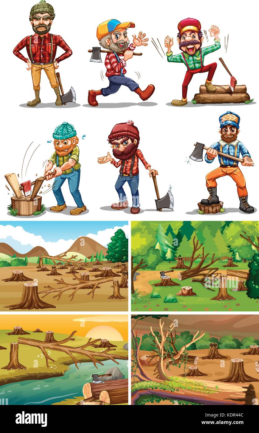 Deforestation Drawing