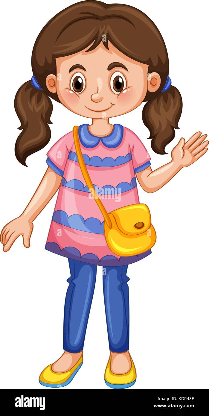 Little girl waving hand illustration Stock Vector Image & Art - Alamy Little girl waving hand illustration Stock Vector Image & Art - Alamy