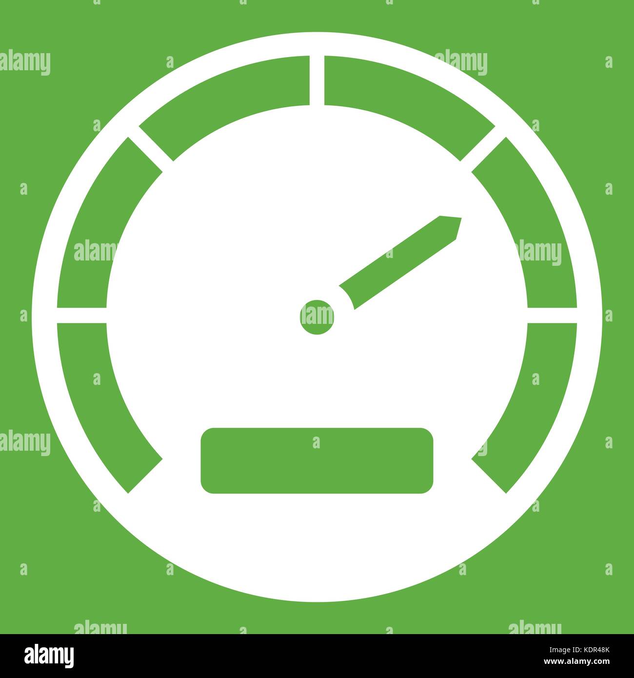 Speedometer icon green Stock Vector Image & Art - Alamy