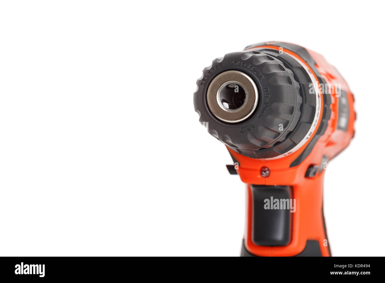 Red screwdriver on a white background Stock Photo - Alamy