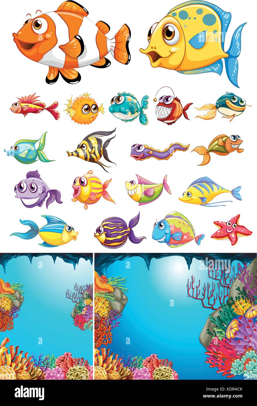 Clownfish picture Stock Vector Images - Alamy