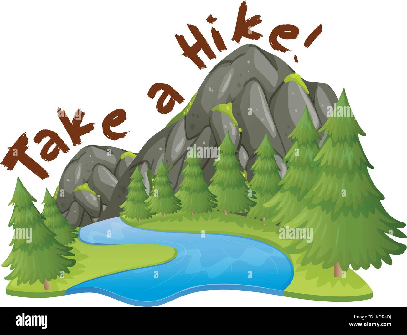 Take A Hike Word Art